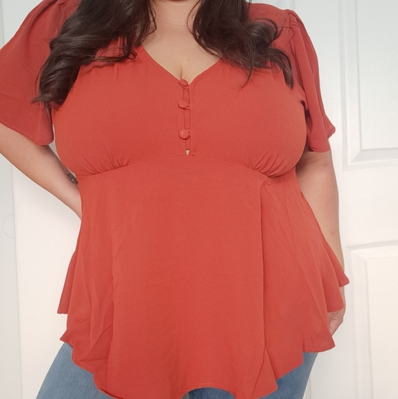 Tops | Plus Size Peplum Top | Poshmark